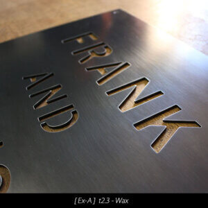Iron Sign Plates - GANZ METAL FAB